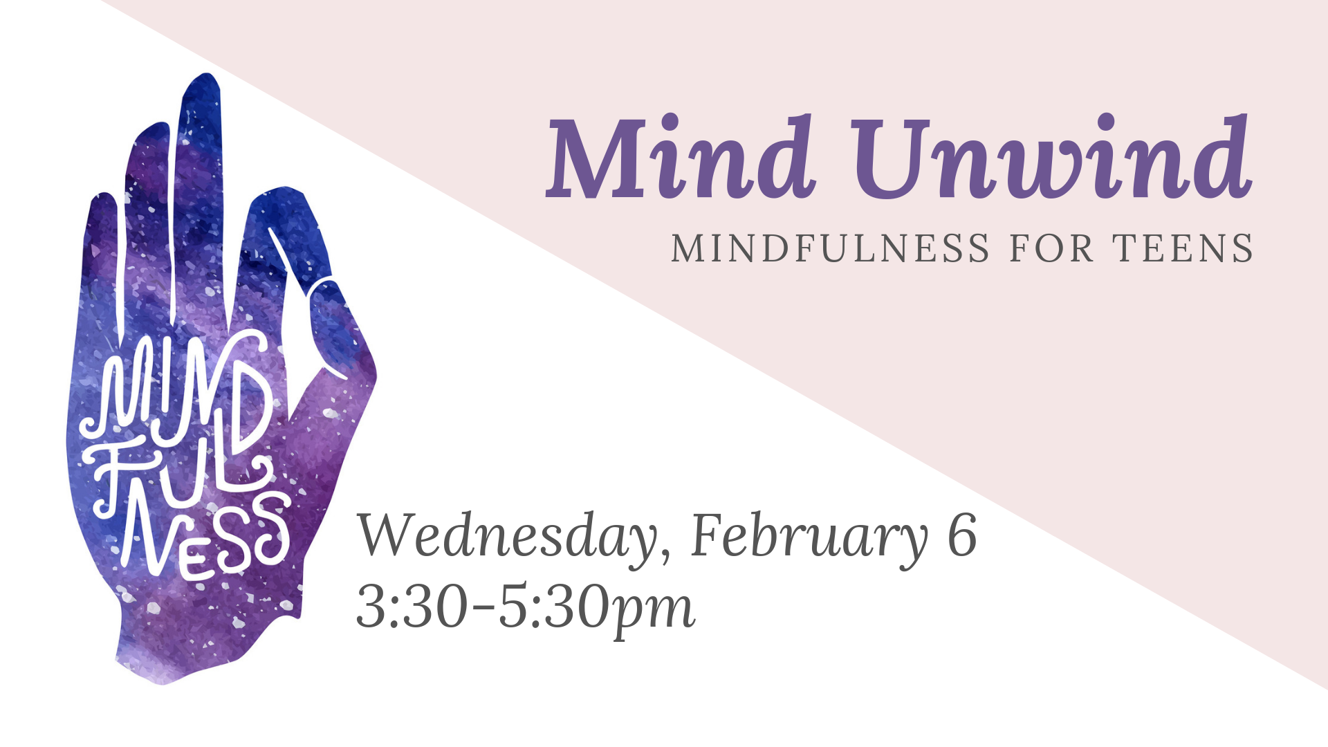 Mindfulness Workshop for Teens at Reading Public Library – The Reading Post