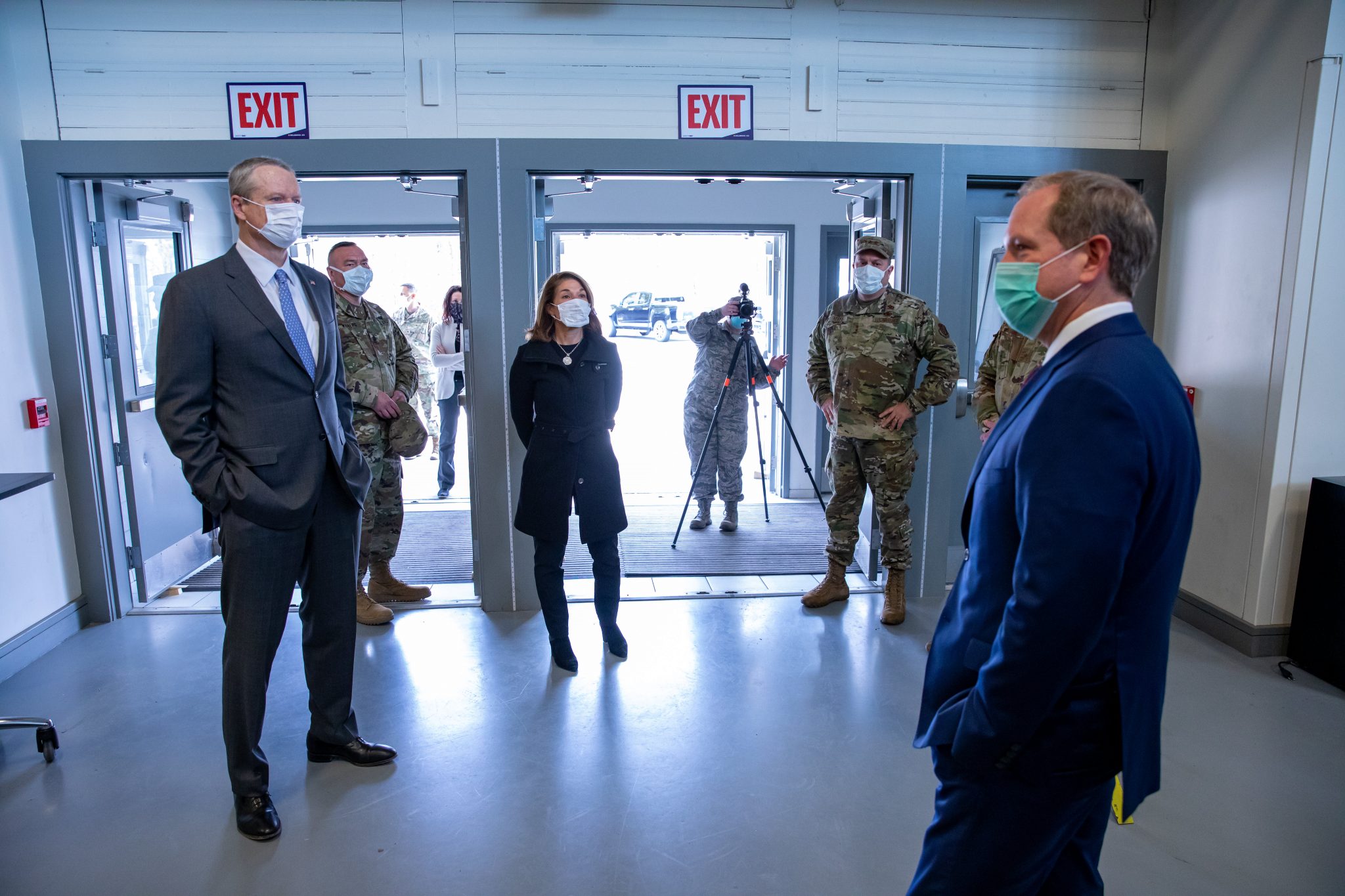Governor Tours Field Medical Station at Joint Base Cape Cod, Announce ...