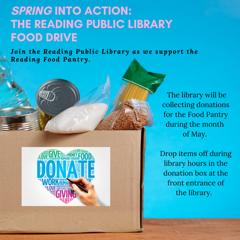 Spring into Action: Reading Public Library Food Drive – The Reading Post