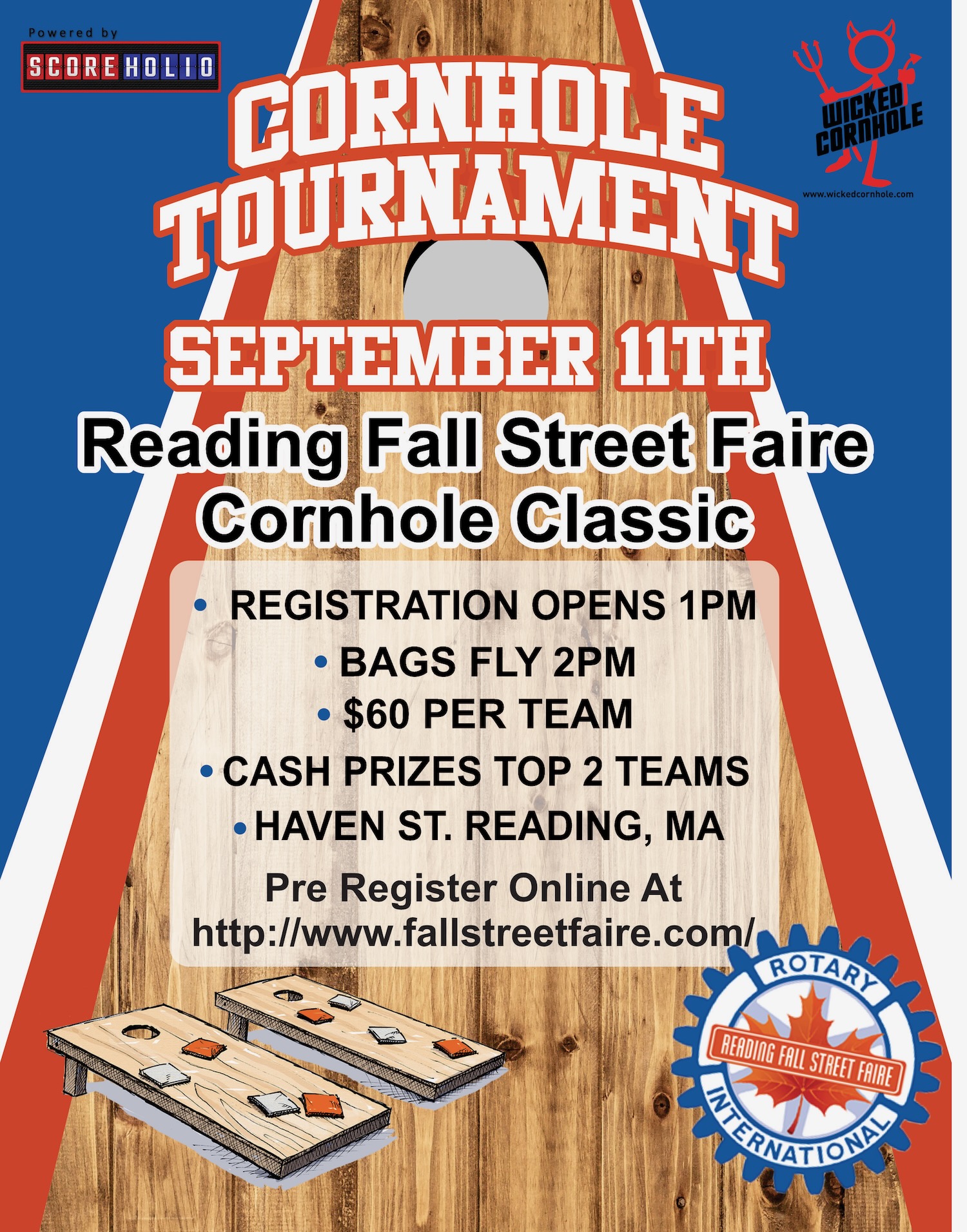 3rd Annual Cornhole Classic Returns Reading Fall Street Faire – The ...
