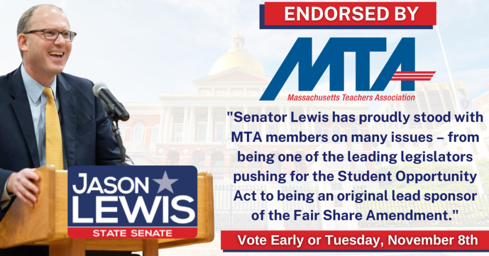 Educators Endorse Senator Jason Lewis for Re-election – The Reading Post