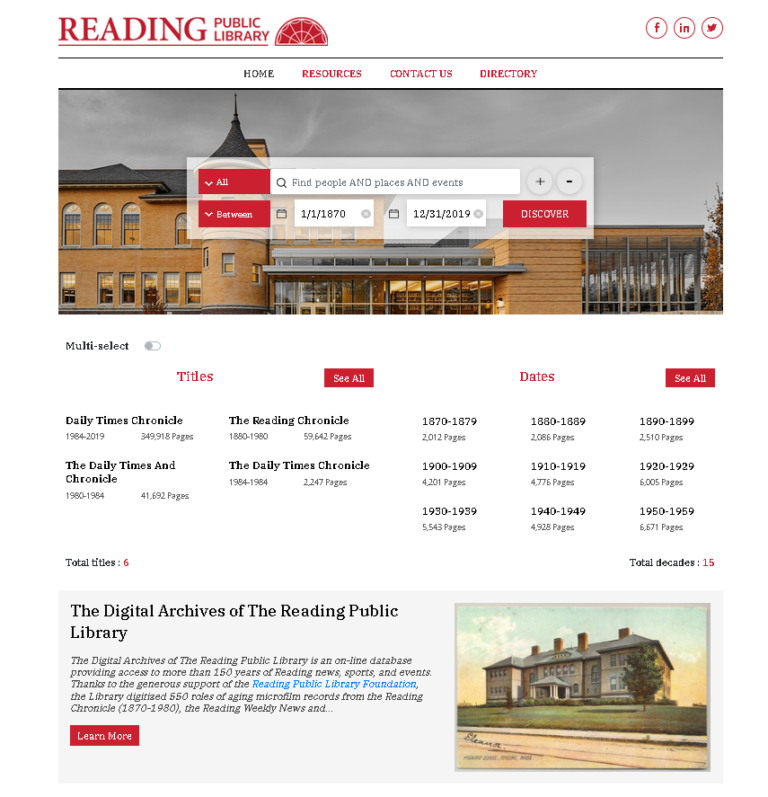 Digital Archives of the RPL Make nearly 150 years of Reading History ...