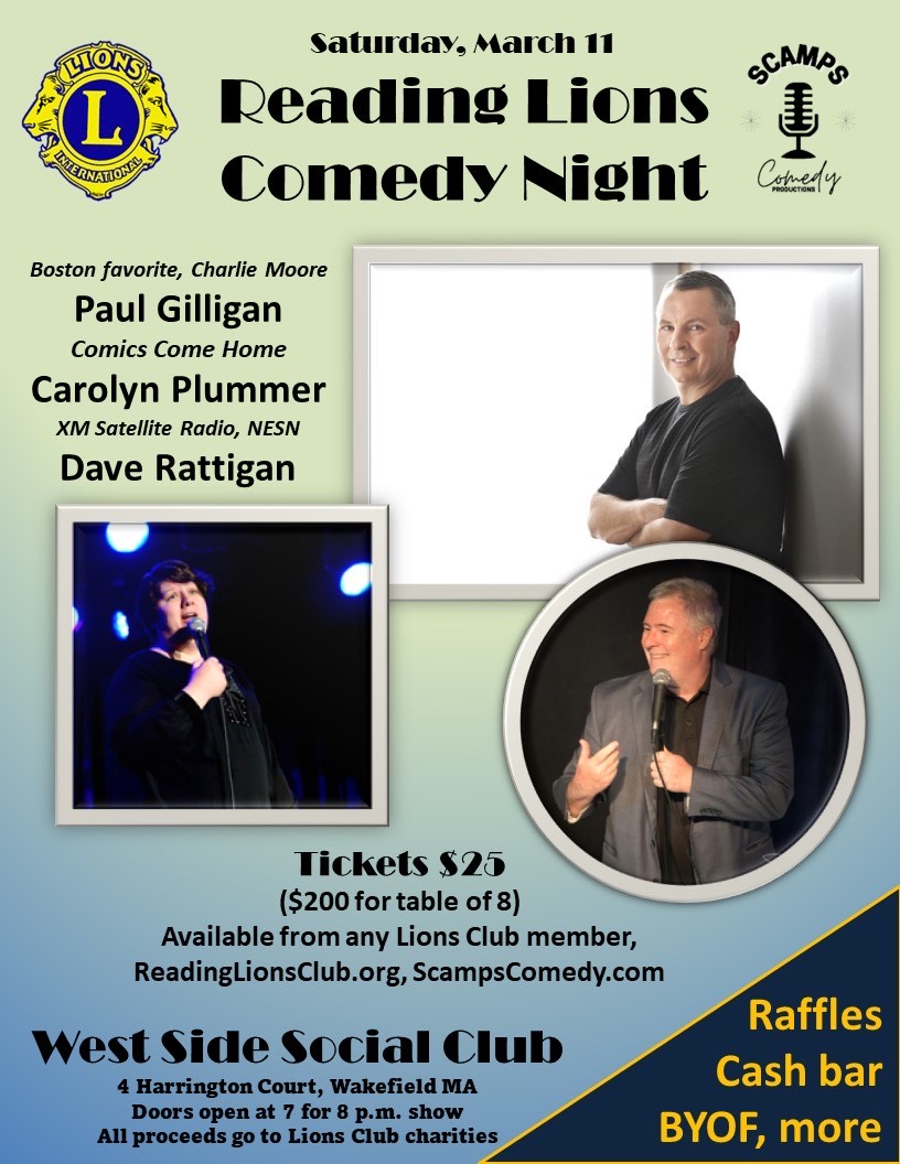 Reading Lions Club Comedy Night – The Reading Post