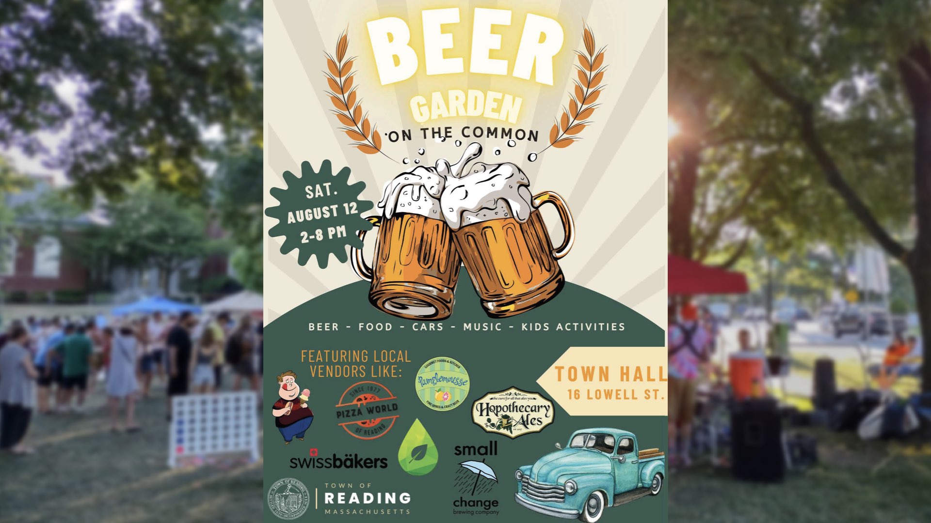 Photos: Beer Garden on Reading Common – The Reading Post