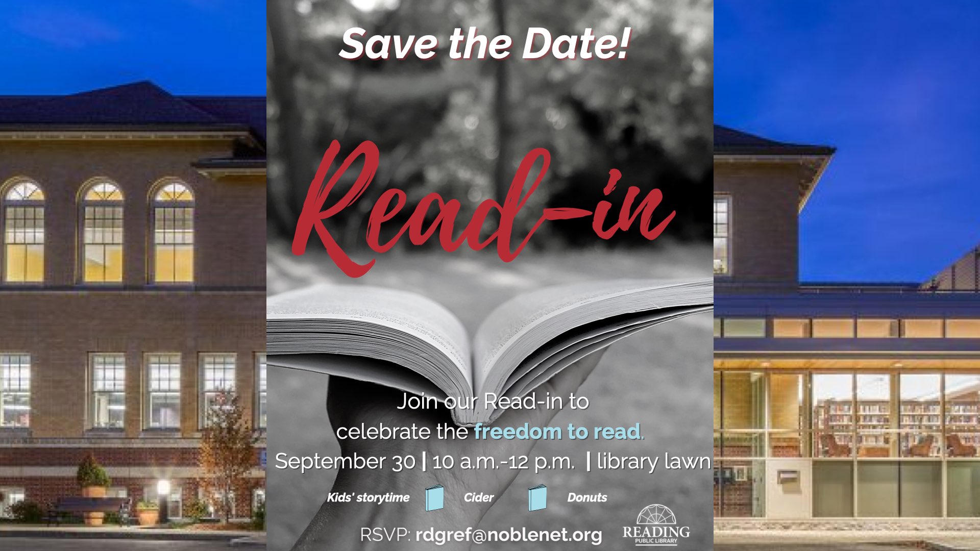 You are Invited to Reading Public Library’s Read-in – The Reading Post