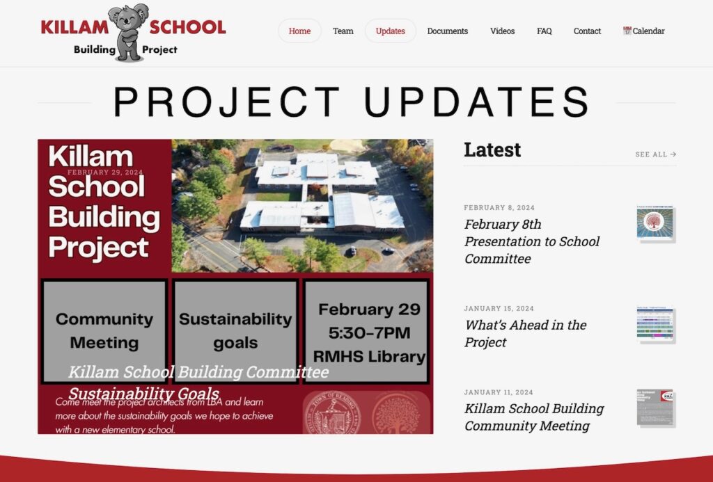 Killam Building Project Launches Website – The Reading Post