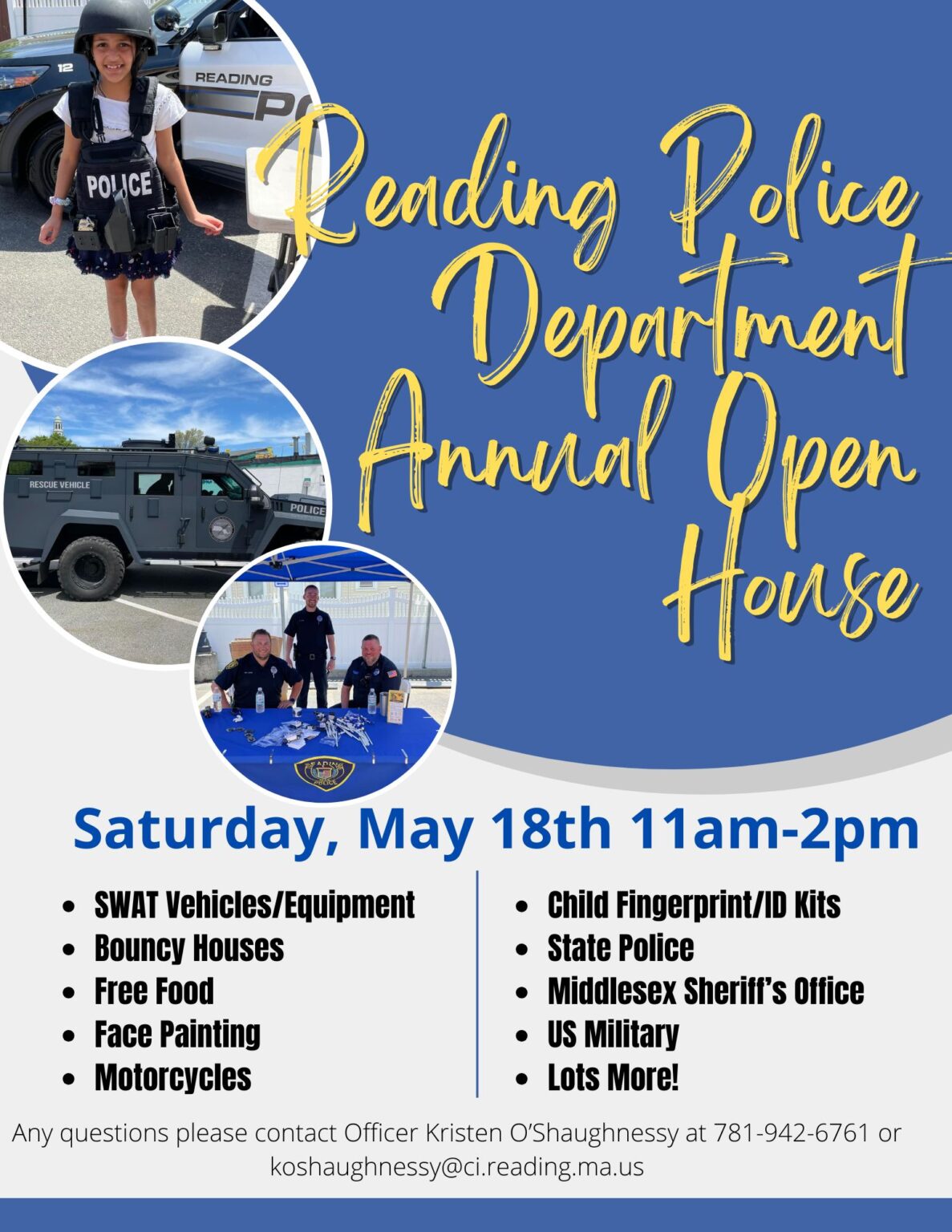 Reading Police Department Annual Open House – The Reading Post