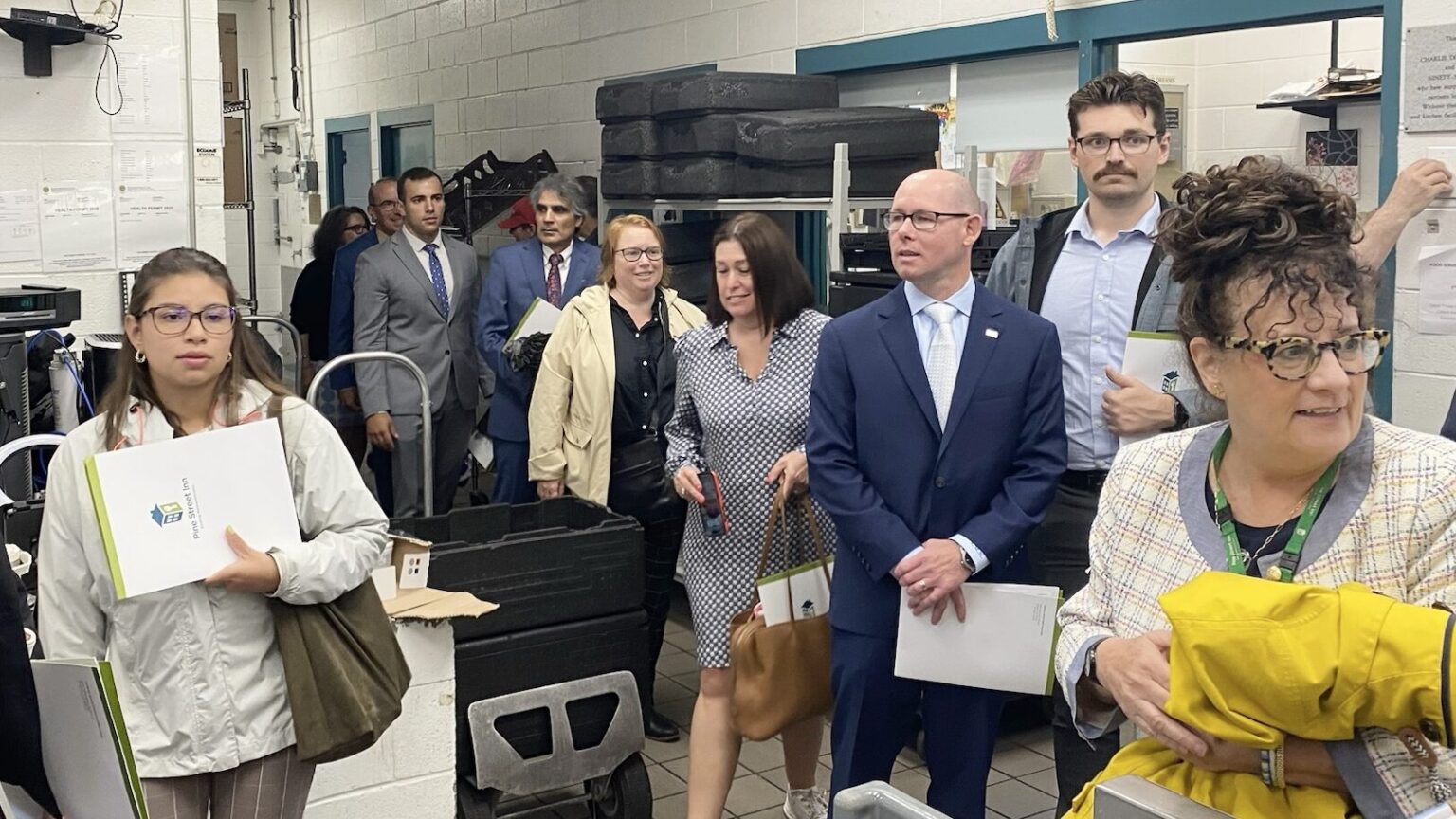 Chairman Haggerty, Housing Committee Tour Pine Street Inn Shelter – The ...