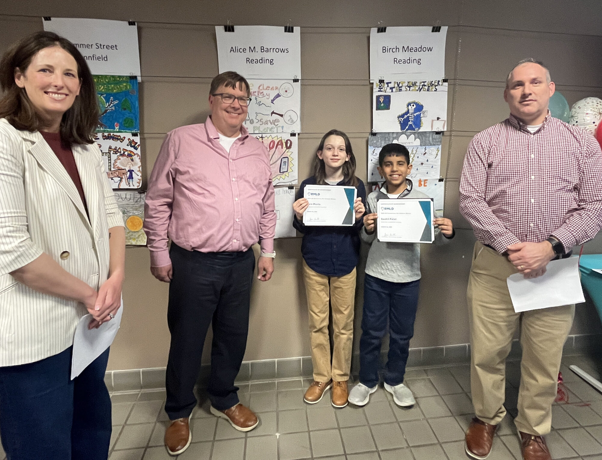 RMLD Honors Local Elementary School Students at Art Contest Awards ...