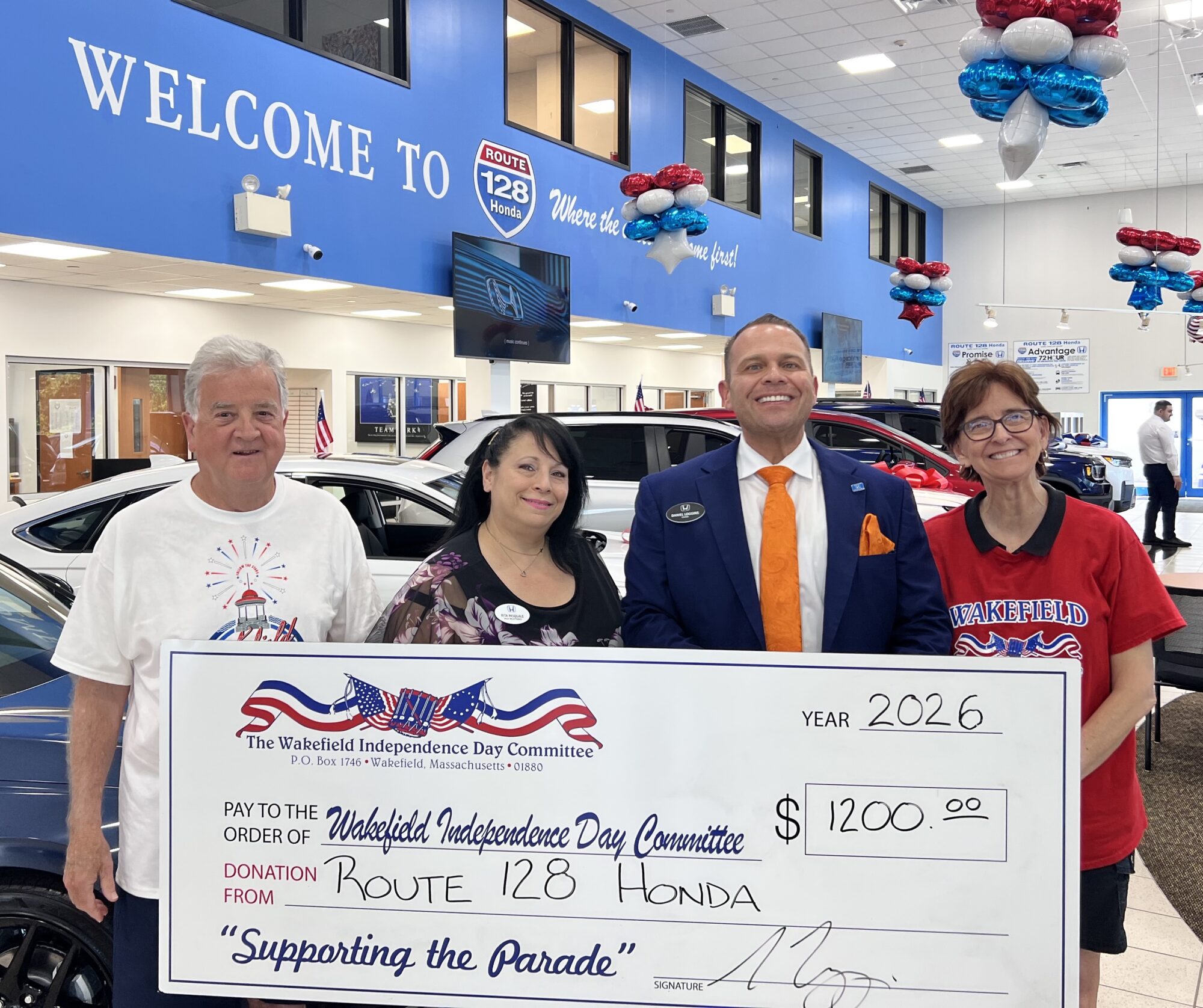 Route 128 Honda Returns as Major Sponsor of Wakefield's July 4th Parade ...